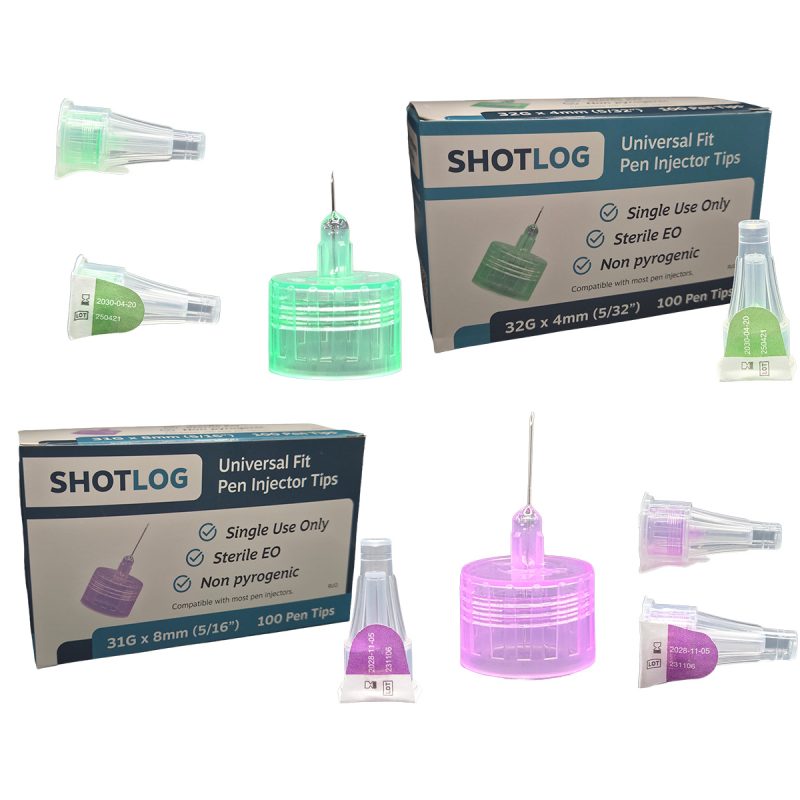 Universal Peptide Pen Needles - SHOTLOG